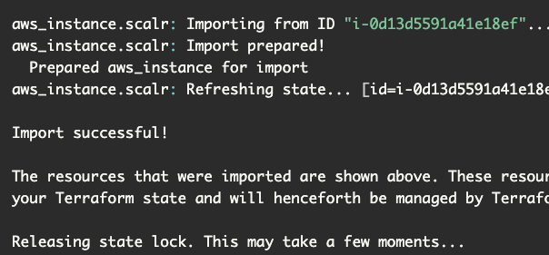 Import Resources into Terraform